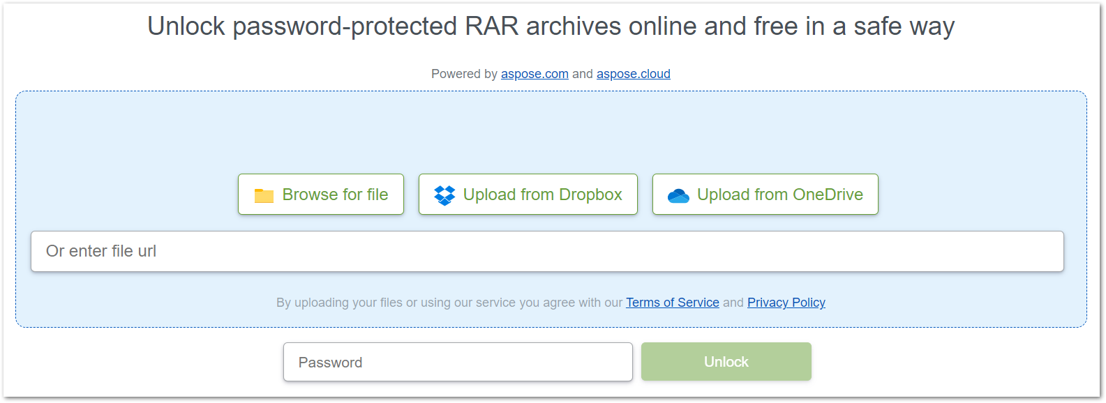 Unlock Password Protected Rar Online And Free File Format Processing Plugins For C Net Core